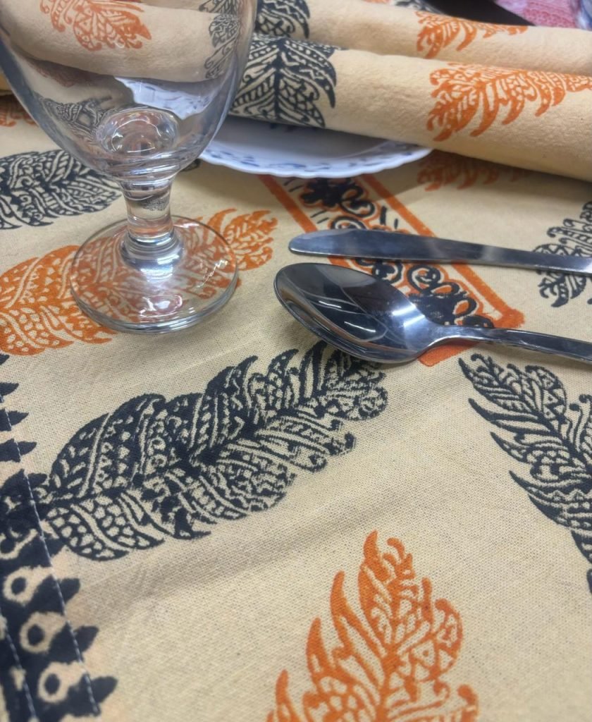 Dining in Style: Block Printed Tablecloths for a Unique Tablescape